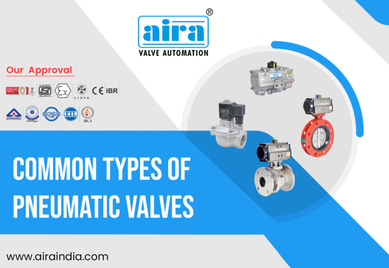 Common Types of Pneumatic Valves - Aira Euro Automation